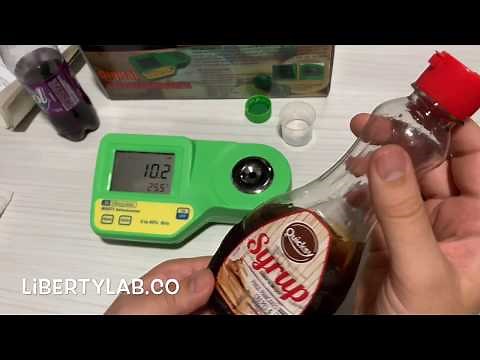 MA871 Milwaukee Refractometer Refractómetro digital 0-85 grados brix liberty lab