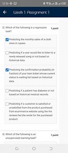 Introduction to Machine Learning NPTEL solution week 1 sep 2023