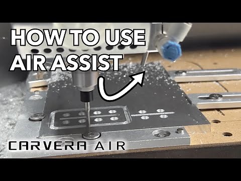 How to Use the Air Assist on the Carvera Air Desktop CNC