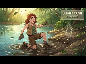 Quicksand Animated Story | The Riverbank Mirage | Stuck In Quicksand Sinking Animation