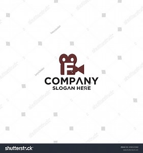 Letter F Video Camera Logo Vector Stock Vector (Royalty Free) 2096541868 | Shutterstock
