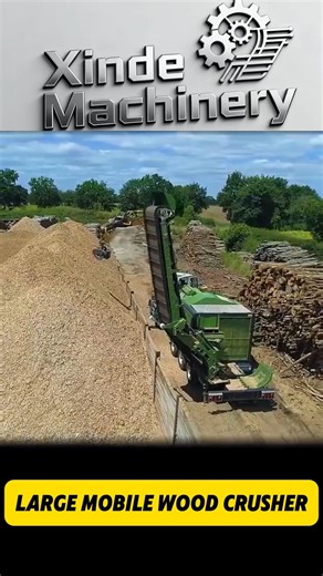 Powerful Wood Chipper, suitable for all types of wood, boosting production efficiency! #WoodChipper #WoodProcessing #HighEfficiencyEquipment #MovableWoodCrusher #MobileWoodCrusher #WoodChipsMachine#WasteWoodRecycling | Henan Xinde Machinery | Facebook