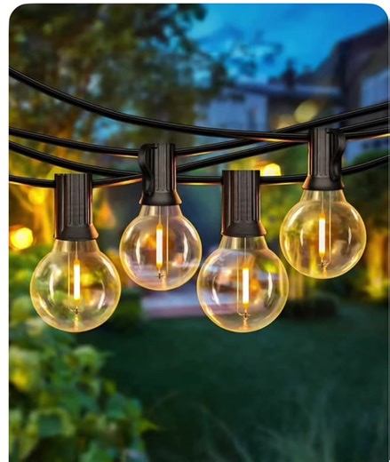 Link to purchase as below : https://www.shopatmtc.com/products/pack-of-2-set-led-g40-outdoor-patio-string-lights-25ft-with-25-shatterproof-led-clear-bulbs-warm-white-2700k-ambience-indoor-outdoor-lights-for-patio-garden-backyard-bistro-pergola-tents-gazebo-decor-cul-certified?_pos=1&_sid=9ea467b62&_ss=r Product detail as below : (Pack of 4 Set)(24 Ftx4 =96 FT) M0366 :CUL Certified M.T.C Canada 24Ft 12Piece LED G40 Outdoor Patio String Lights with LED Clear Bulbs,Warm White 2700K Ambience Indoor 