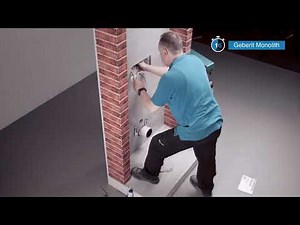 Geberit Monolith - Installation (BE-nl)