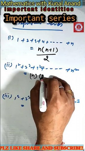 important series | PMI I principal of mathematical induction | ncert class 11 & competitive exams|