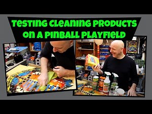 Pinball Repair #4 - Testing various cleaning products on pinball playfields