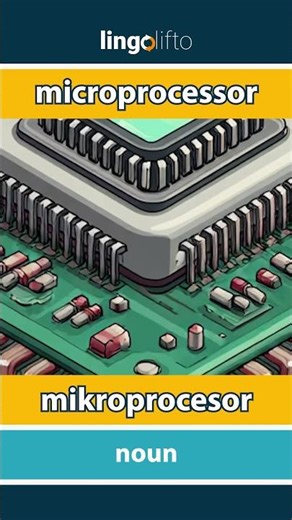🇬🇧🇸🇰 microprocessor - mikroprocesor : learn English : naučme sa anglicky : vocabulary builder