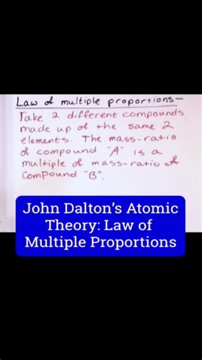 3.2K views · 23 reactions | Learn Algebra, Calculus, Physics, Chemistry & Engineering at: MathAndScience.com Law of Multiple Proportions: A Ratio Example | Mathandscience.com | Facebook