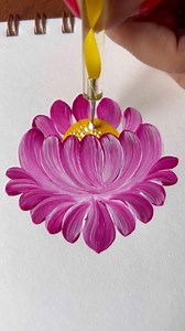 576K views · 6.6K reactions | 﫶✨Easiest PINK FLOWER painting, using a round brush and acrylic paints double loading technique 﫶✨ #pinkflowers #painting #viralchallenge #fblifestyle #brushstroke #doubleloading #drawing #acrylic | Zaaris | Facebook