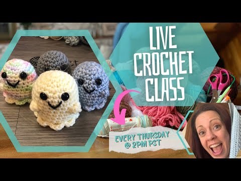 How to Crochet a Ghost | Easy No-Sew Baby Ghost Tutorial (Free Pattern Included!) 👻