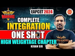 Complete Integrations - One Shot | EAMCET Mathematics | EAPCET 2024 | AP & TS Inter Math | Kiran Sir