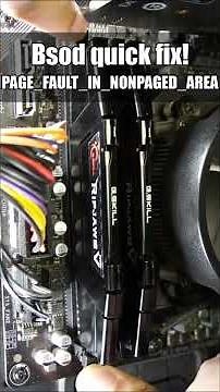 BSOD quick fix PAGE_FAULT_IN_NONPAGED_AREA #shorts