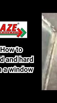 DIY hack: How to remove old and hard putty from a window frame