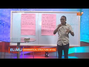 KENYA SIGN LANGUAGE : TOPIC; GRAMMATICAL STRUCTURE OF KSL BY MOSES GITONGA