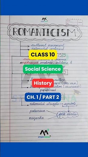 Best Handwritten Notes | Class 10 - Social Science : History | Chapter 1 | PART 2 #studynotes