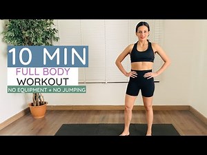 10 MIN FULL BODY Home Workout (No Equipment + No Jumping)