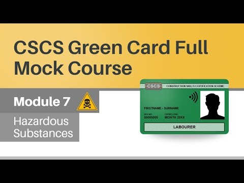 CSCS Card Practice Test | Full Green Card Course | Module 7
