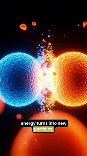 What Really Happens When Particles Collide? #particleaccelerator #astrophysics