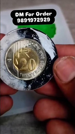 Personalized Resin Coin Keychain | Custom Initial Keyring | Handmade Epoxy Keychain Gift