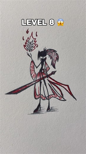 Drawing stickman with weapon in different levels ✨