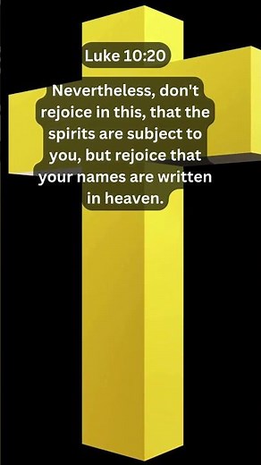 Journey of faith and spiritual growth | Luke 10:20 Daily Bible Verse