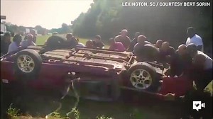 When Humankind works together. Can you imagine...? A mob of Good Samaritans rushed to help a man trapped under a flipped car. What they found underneath surprised everyone. | Courier Journal