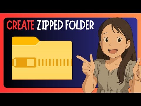 How To CREATE Compressed Or Zipped Folder In Windows 11 Without Software