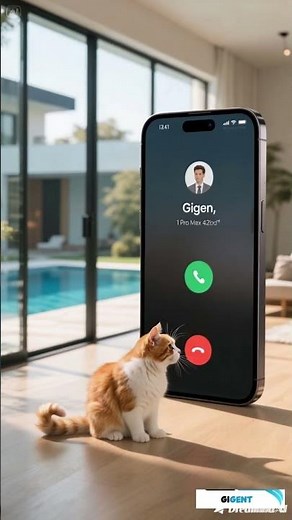 Giant IPhone 12 Pro Incoming Call #ringtone #iphone #ai
