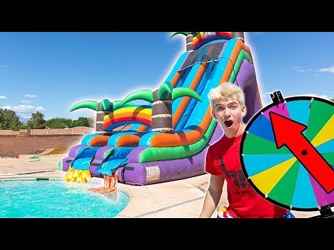 WORLDS BIGGEST INFLATABLE WATER SLIDE!!