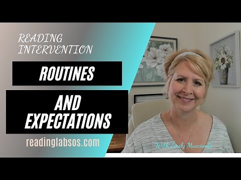 Reading Intervention Routines and Expectations