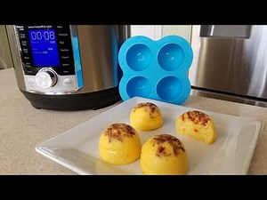 Instant Pot Ultra Mini STARBUCKS SOUS VIDE EGG BITES Silicone Molds 3qt Pressure Cooker
