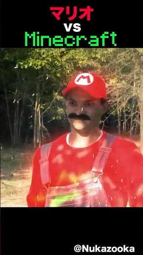 マリオ vs マイクラ