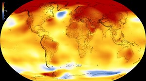NASA Scientific Visualization Studio | Global Temperature Anomalies from 1880 to 2018