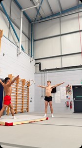 First take 🥴 #Flip #Twist #Run #Jump #Throw #FrontFlip #Partner #Acro #Circus | Archie Collier