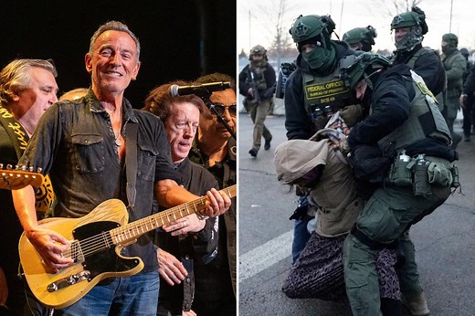 Bruce Springsteen tells ICE to ‘get the f–k out of Minneapolis’ at surprise NJ show appearance