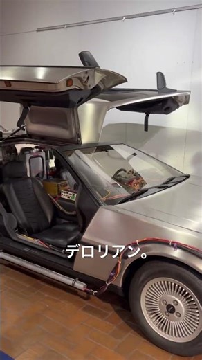 どうしてここにあるんだ。幸運のデロリアン。#シングルマザーの子育て #シングルマザー #6歳男の子 #honda #デロリアン