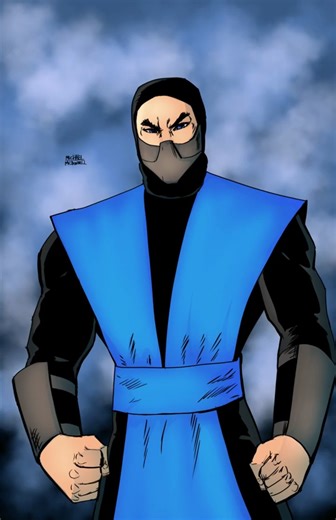 Sub Zero 1995 Mortal Kombat #subzero #mortalkombat #drawing