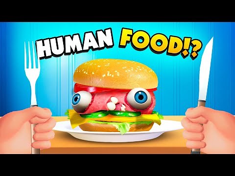 Cooking HUMANS In My New Restaurant to Feed to MONSTERS! - Human Fast Food