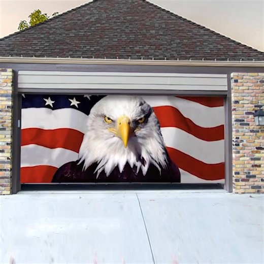 🎉Add a touch of patriotism to your garage! Show your love for your country and make your neighbor proud! #lightinthebox | LITB Fashion Trendy