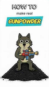 How to Make Gunpowder in Post Apocalypse #shorts #science #diy #postapocalypse