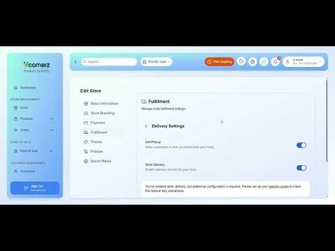Vcomerz – Store Settings | Customize & Control Your Online Store