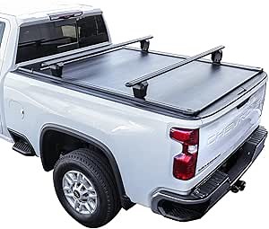 Syneticusa AR Automatic Retractable Truck Bed Cover with Crossbars for Ford F-250 F-350 Super Duty 2008–2026 | 6’10” Bed | Aluminum Hard Tonneau Cover | Easy Installation | Waterproof, Low-Profile