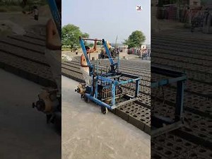 Handmade and Machine-made Mono Hollow concrete Block Making Process.||Hollow Cement Concrete Block.