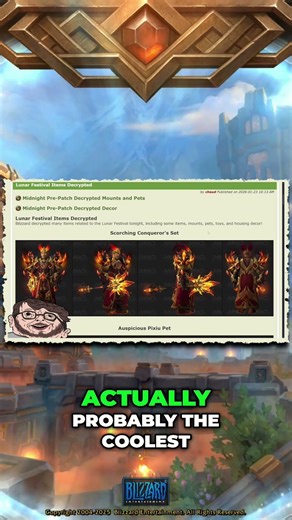 WoW Lunar Festival: NEW Items REVEALED! #WorldOfWarcraft #thewarwithin #Blizzard #Gaming #MMORPG