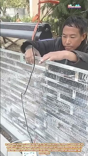 The Installation of Glass Blocks