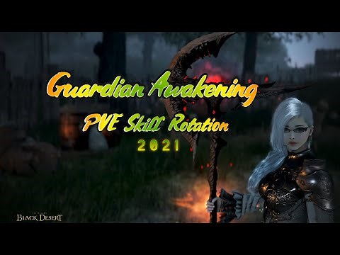 Guardian Awakening | PVE skill rotation | 2021 Black Desert Online