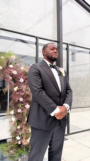 Beautiful Bride Entrance #brideentrance #groomreaction #weddingtiktok #bridesoftiktok