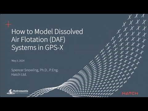 How to Model Dissolved Air Flotation (DAF) Systems in GPS-X