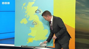86K views · 1.1K reactions | It's 70 years since the first on-screen BBC TV weather presenter. On #BBCBreakfast Matt had a go at explaining the weather as it used to be done ️☁️略 https://www.bbc.com/historyofthebbc/anniversaries/january/first-in-vision-television-weather-forecast/#:~:text=The%20first%20weather%20forecaster%20to,one%20day%20to%20the%20next | BBC Breakfast | Facebook