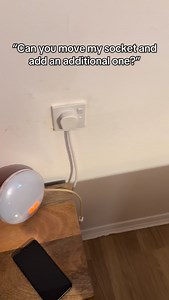 Moving socket and adding a new one with sockets from @screwfix_uk #AD #sparky #electricianuk #howto #install #viral #reel #electrican | Owen Mansfield